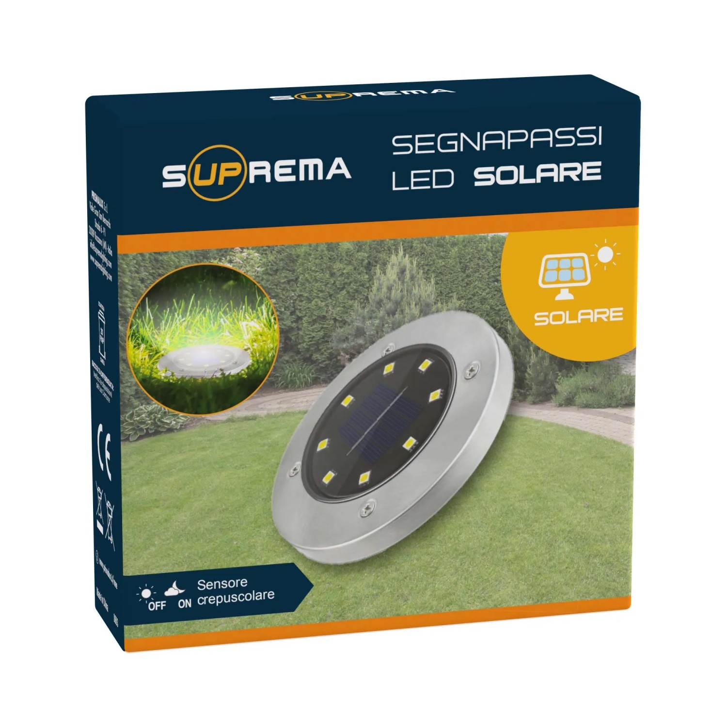 Segnapasso solare LED 115x20 mm | OBI