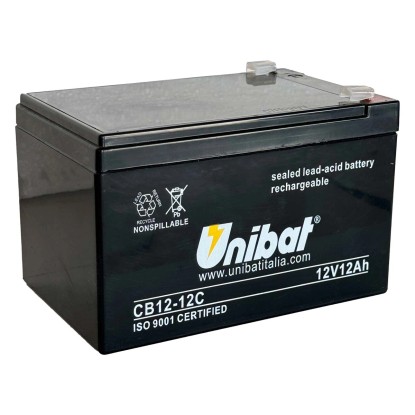 Batteria moto Unibat CB12-12 SLA/VRLA 12 Ah 12 V acquista da OBI
