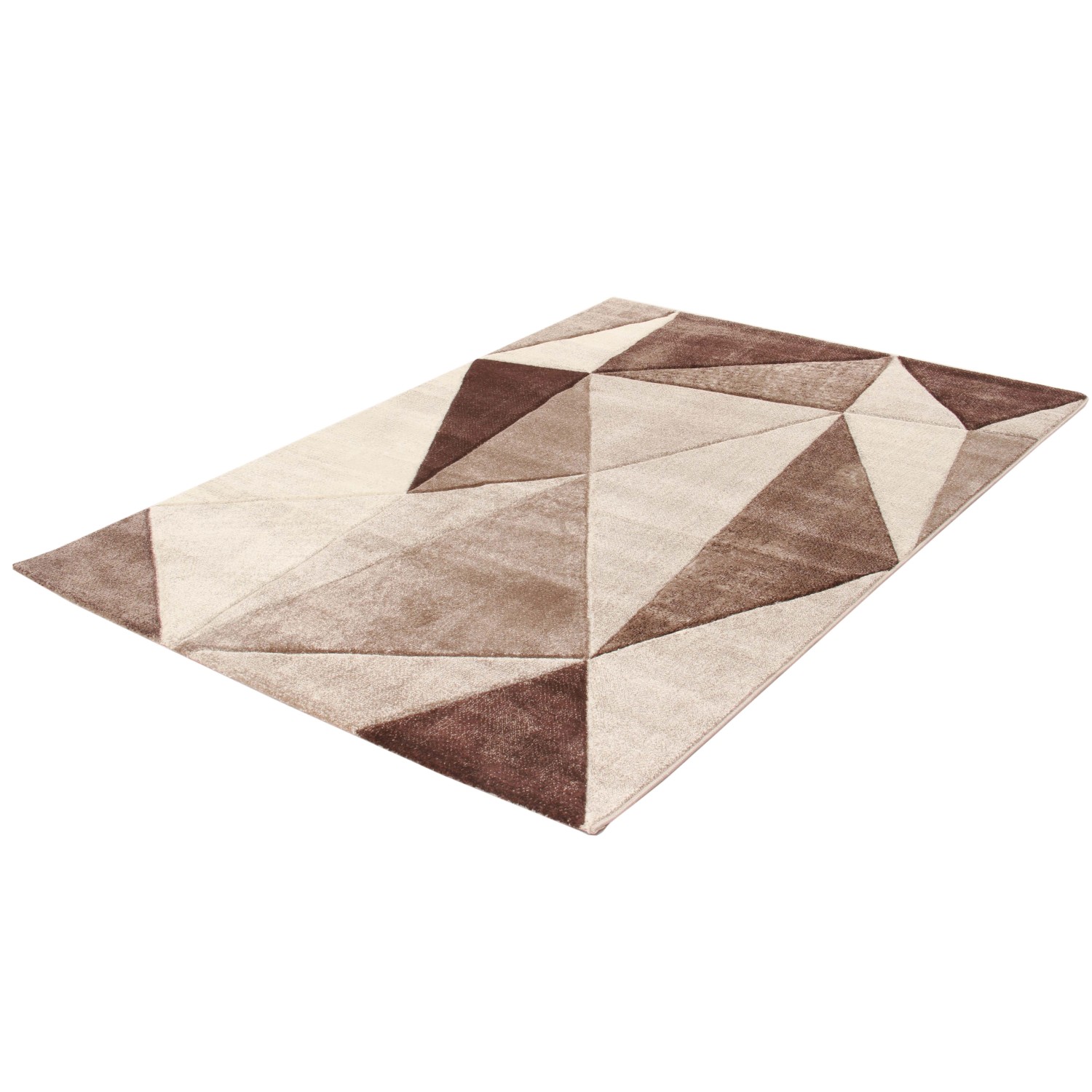 Tappeto arredo Ray marrone 190x133 cm | OBI