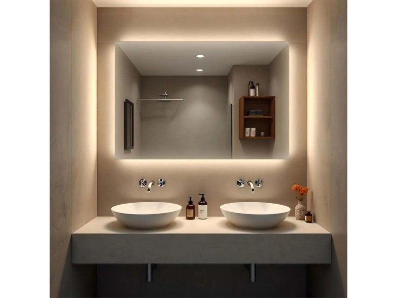 Specchio retroilluminato LED MARS 120x70 cm acquista da OBI