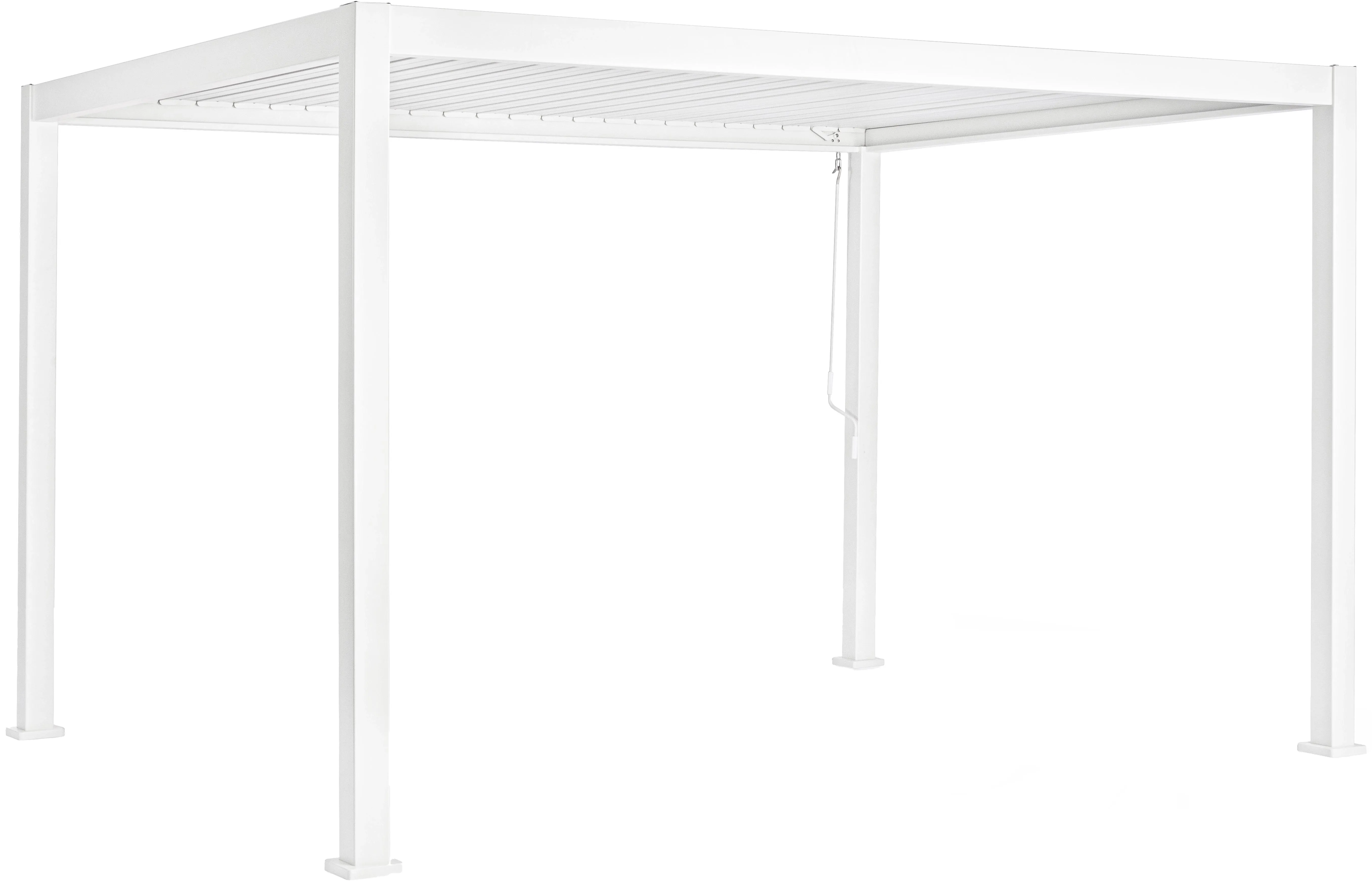 Pergola Bizzotto Pacific 3x4 m bianco | OBI