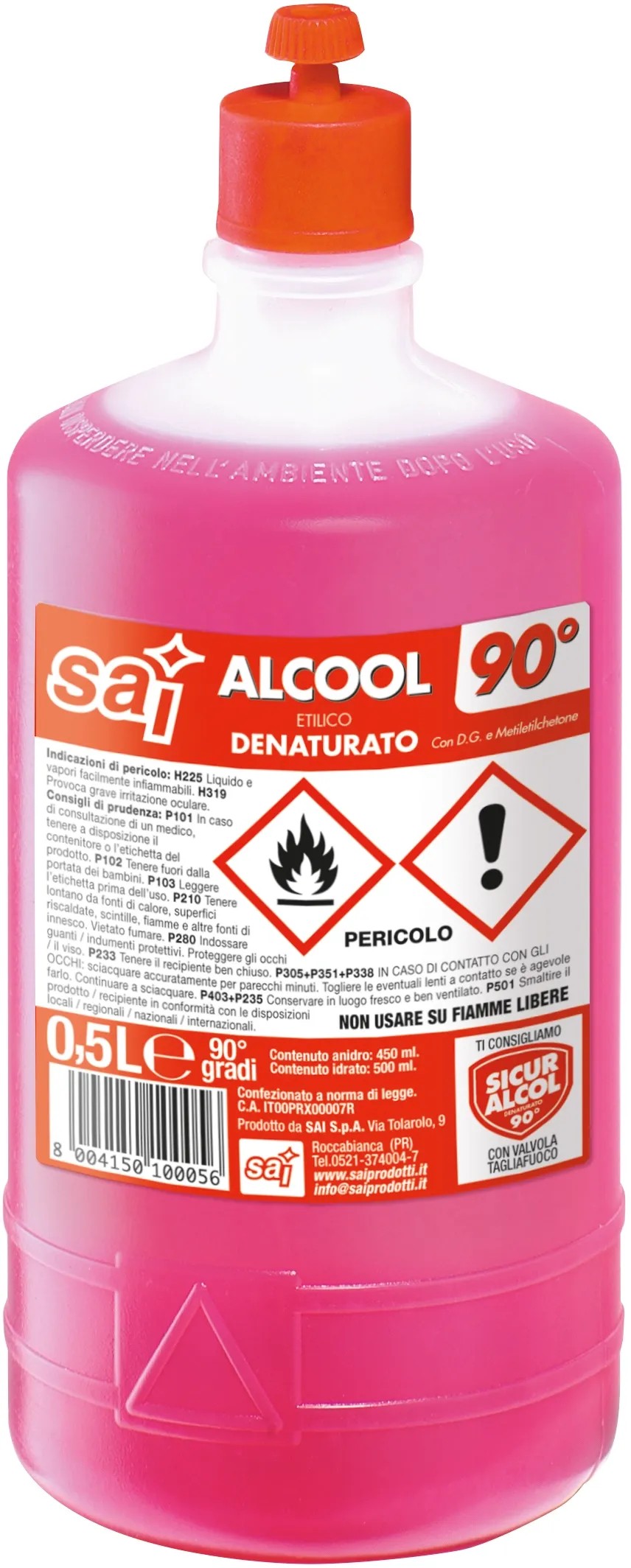 Alcool etilico denaturato 90 gradi 500 ml acquista da OBI