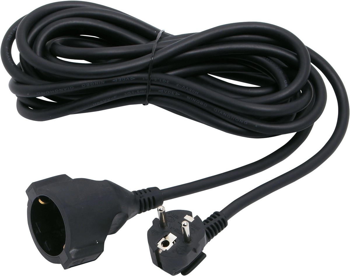 Prolunga Schuko Nero 5 m acquista da OBI
