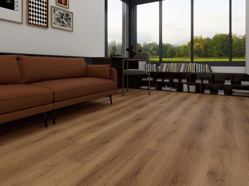Pavimento SPC Grande Plus Madrid rovere scuro sp 5,5 mm 2,514 m² ...