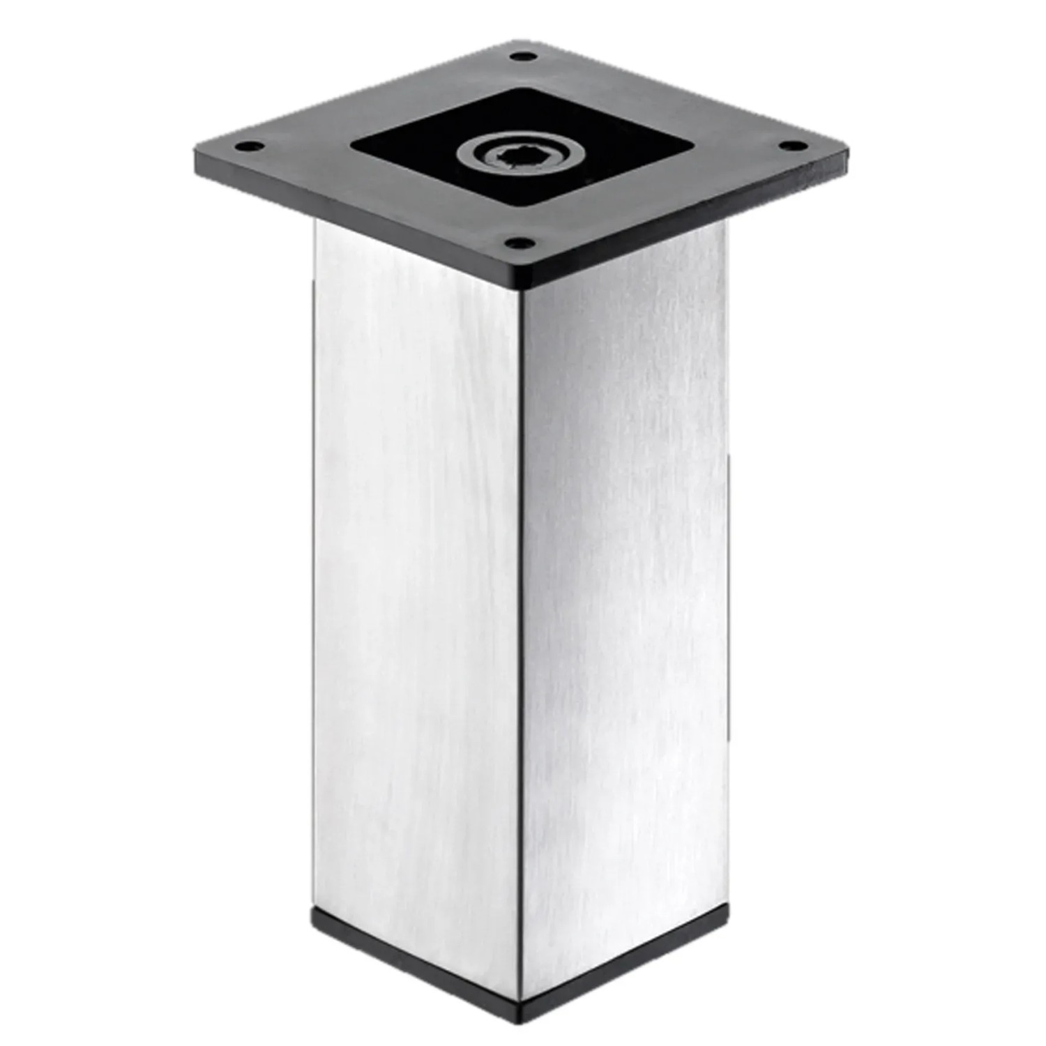 Piede per mobile Hettich 50x50x150 mm effetto acciaio inox acquista da OBI