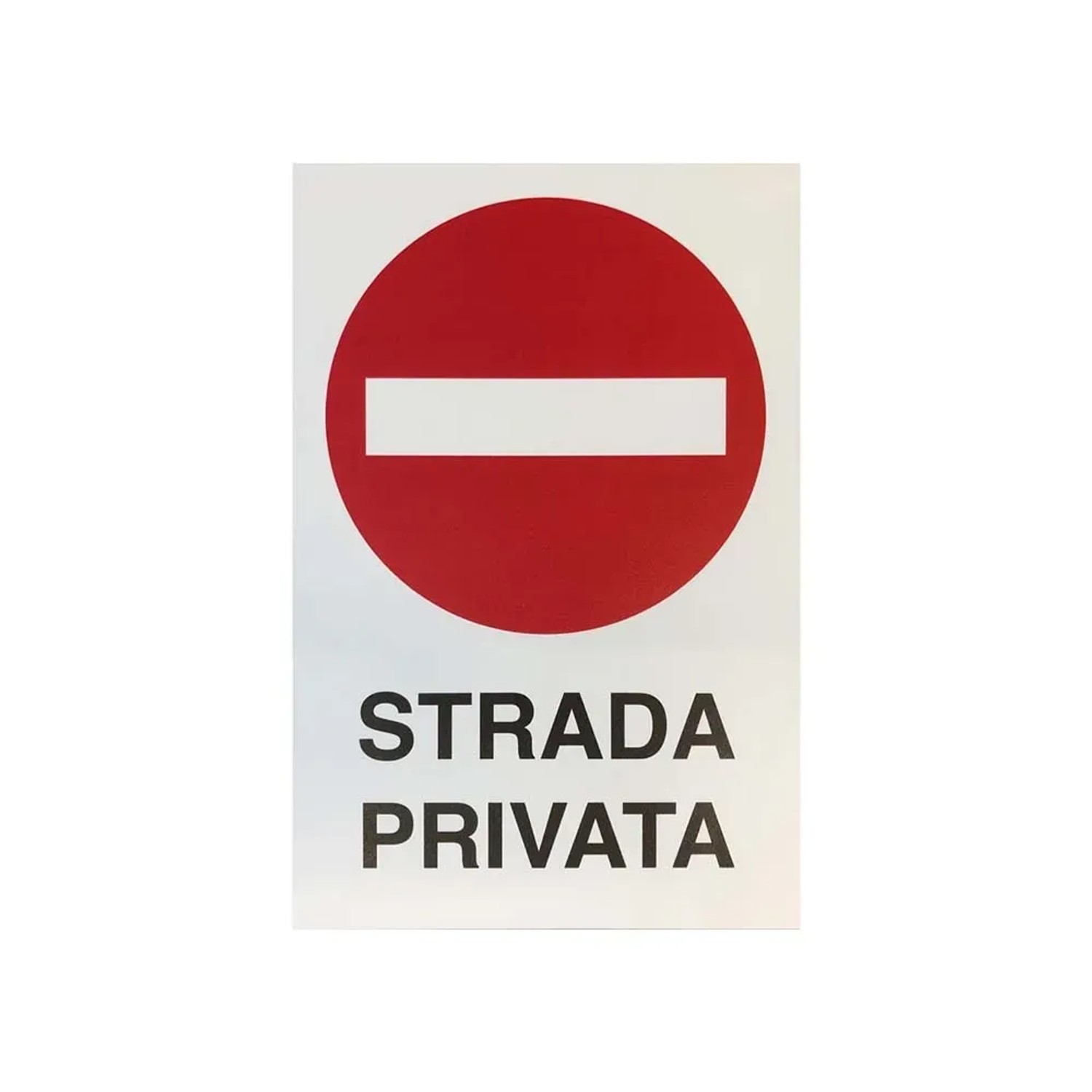 Cartello "strada privata" 20x30 cm acquista da OBI