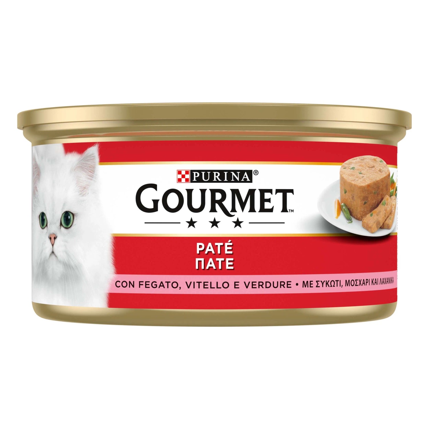 Cibo umido per gatti Gourmet Rosso Paté con manzo, fegato e verdure 195 g | OBI