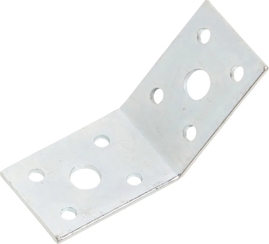 Staffa angolare inclinata 45° acciaio zincato 50x50x40 mm acquista da OBI