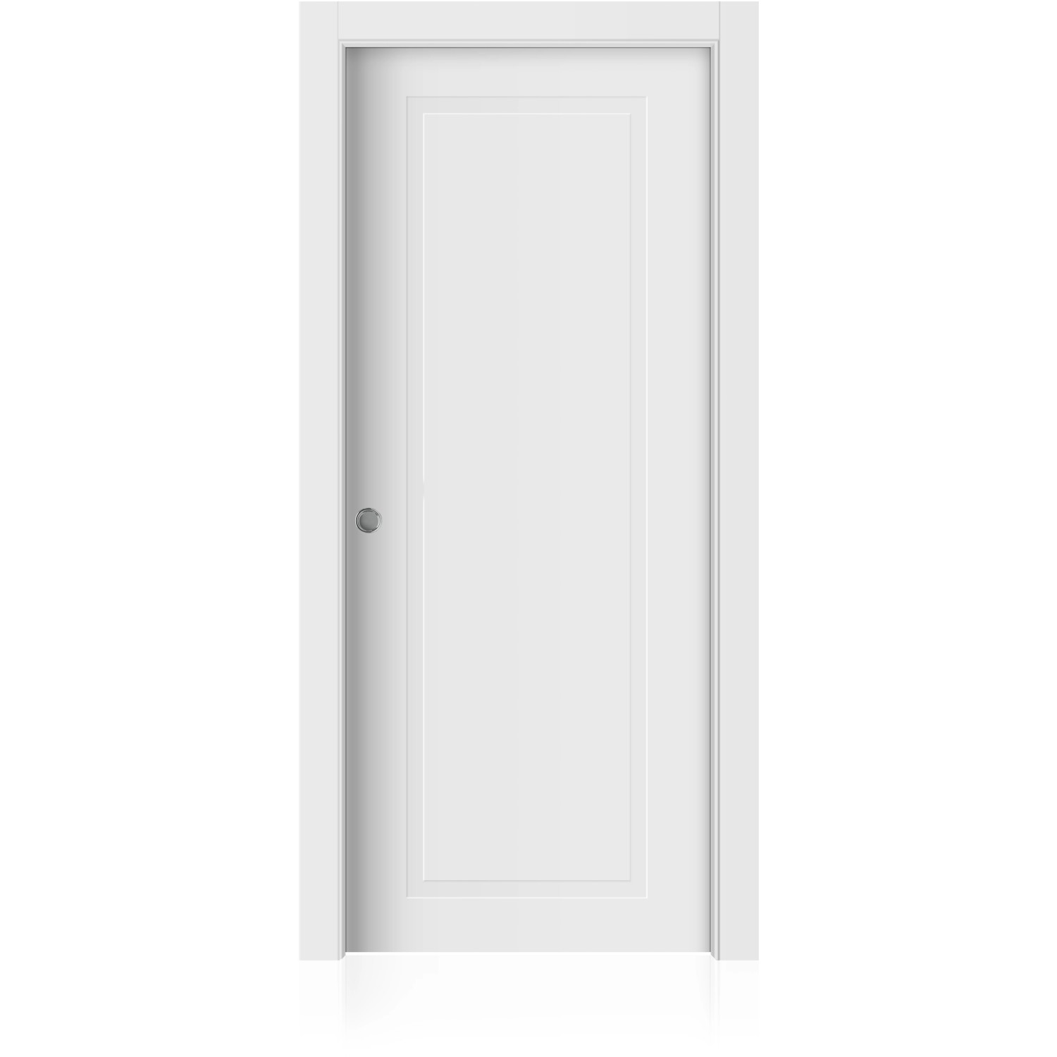 Porta a scorrevole reversibile Ice una bugna laccata 210x60 cm | OBI