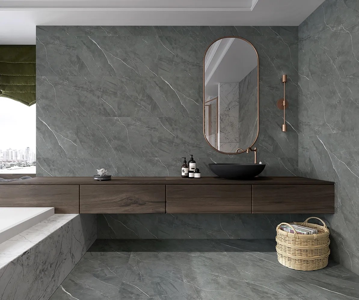 Rivestimento murale SPC Cardiff pietra grigio sp 3 mm 91,4x45,7 cm acquista da OBI