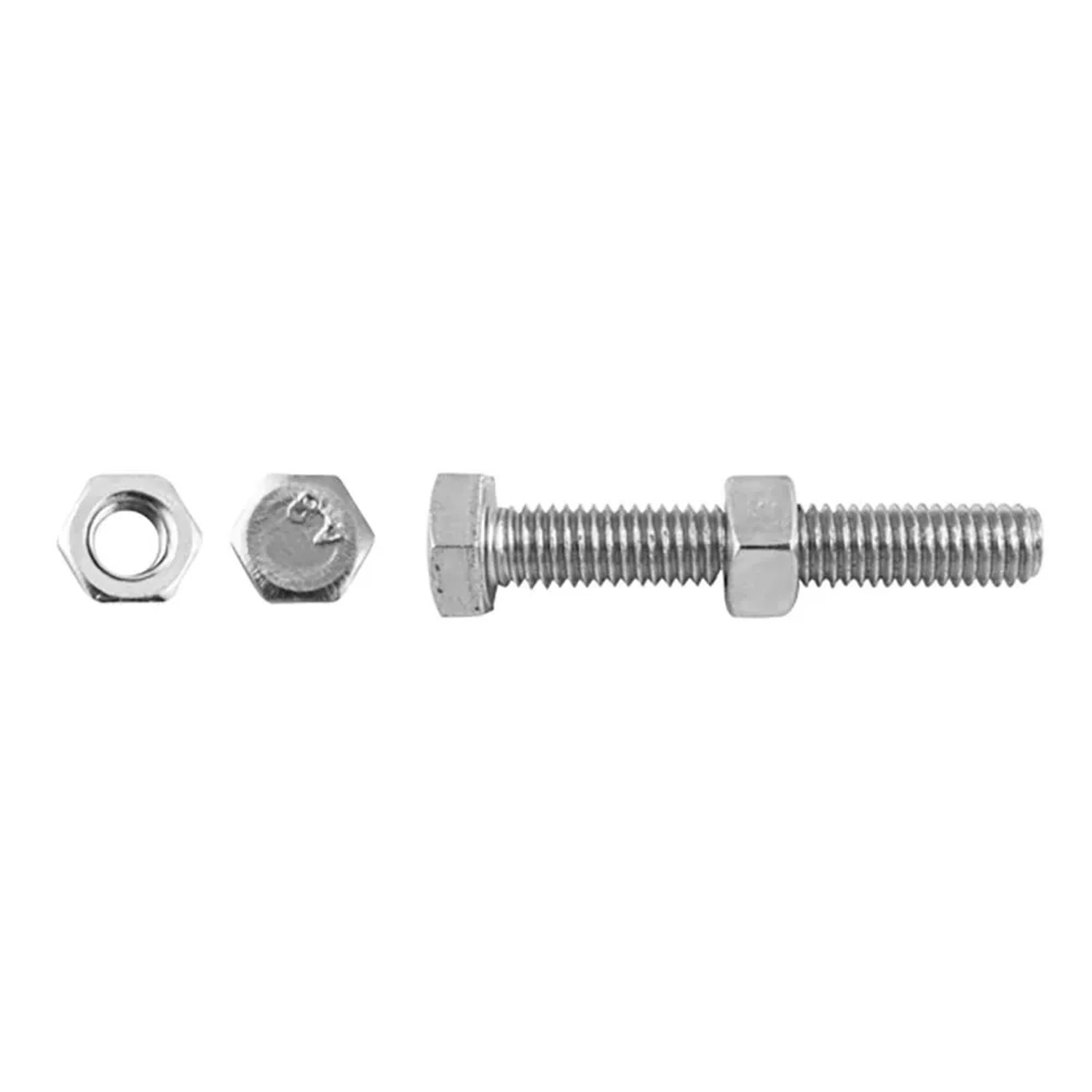 Vite per ferro e dado in acciaio inox 8x30 mm 15 pz acquista da OBI