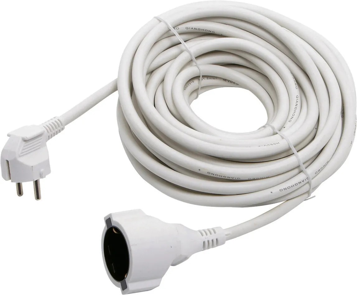 Prolunga Schuko bianco 10 m acquista da OBI