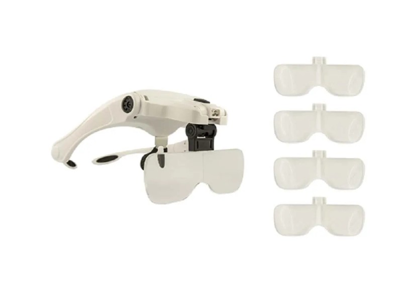 Visiera con kit lenti ingrandimento LED 3V-4,4V acquista da OBI