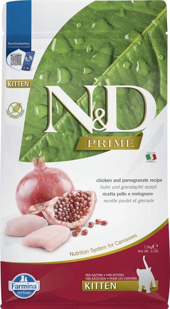 Croccantini per gattini N&D pollo e melograno 1,5 kg acquista da OBI