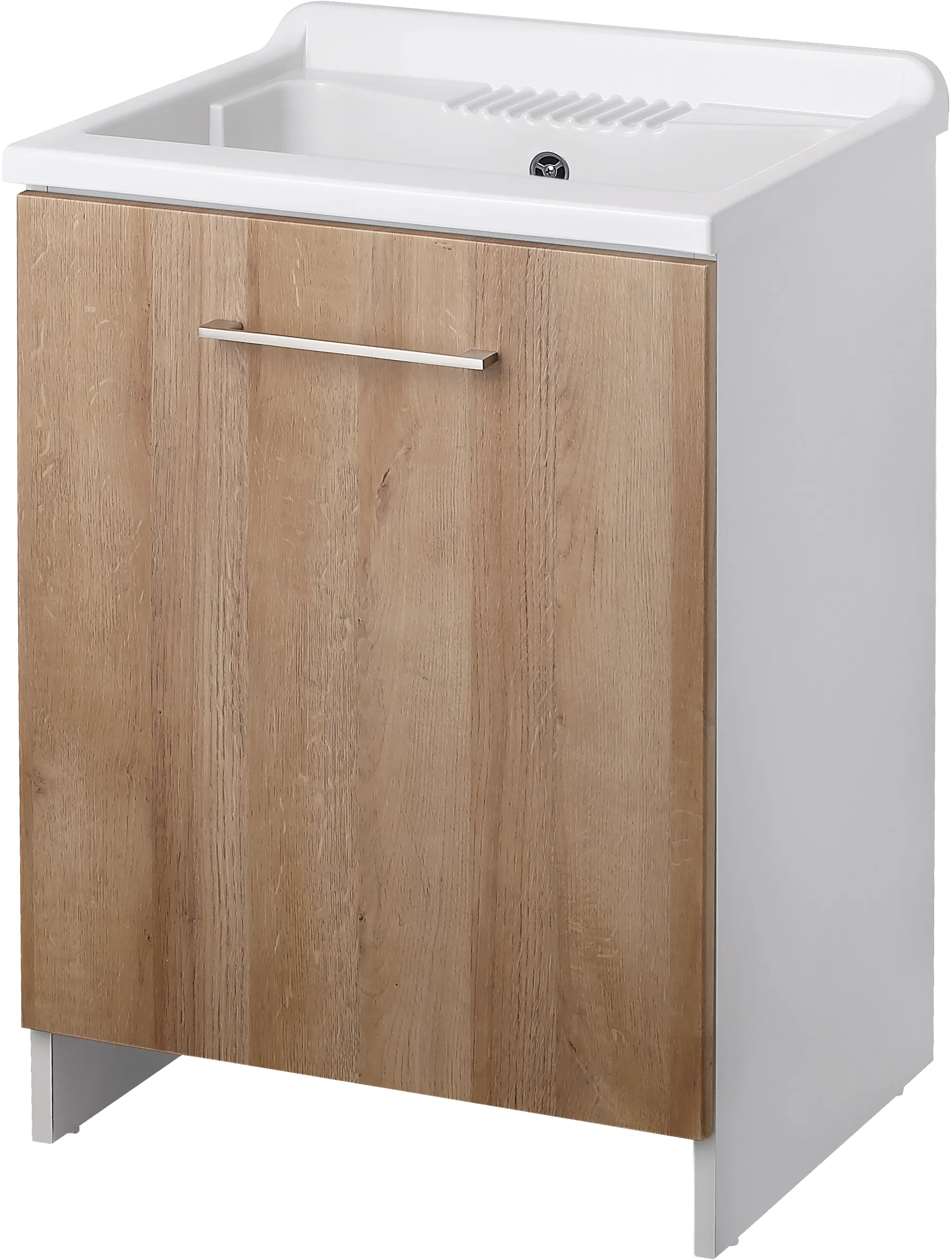 Mobile lavatoio in legno 60x60 finitura legno natural | OBI