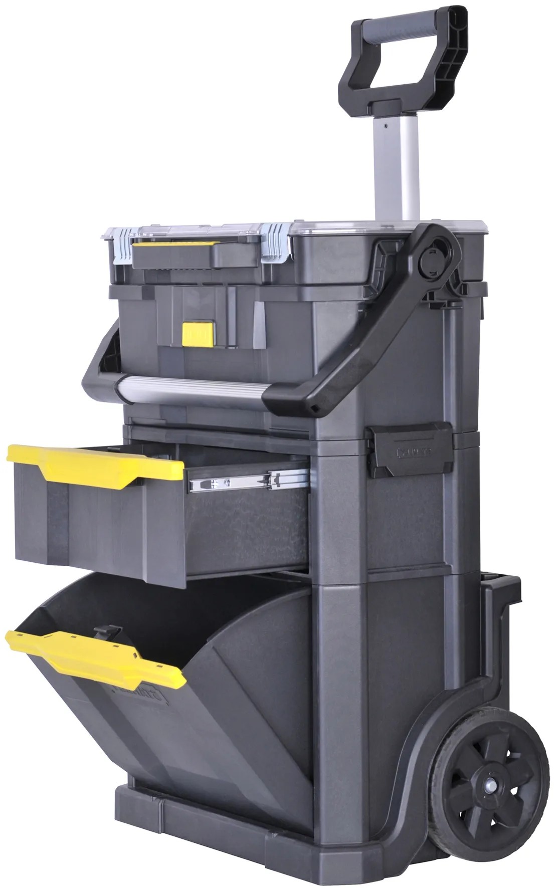 Trolley porta attrezzi Rolling Workshop Stanley con sopralzo 2 in 1 ...