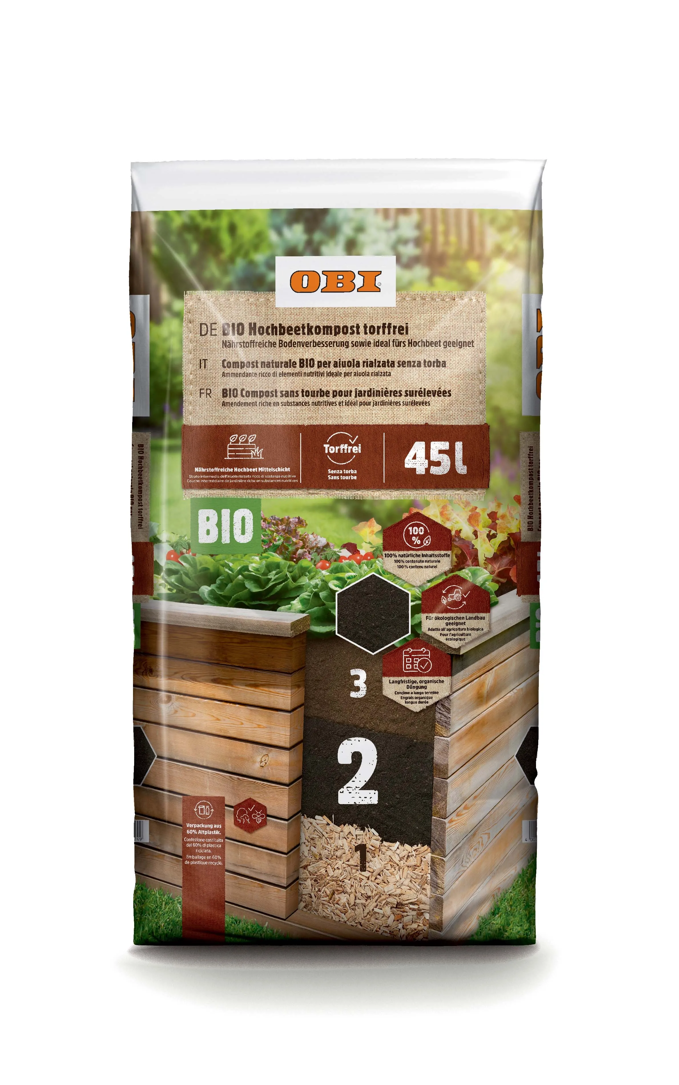 Compost Naturale Bio 45 l | OBI