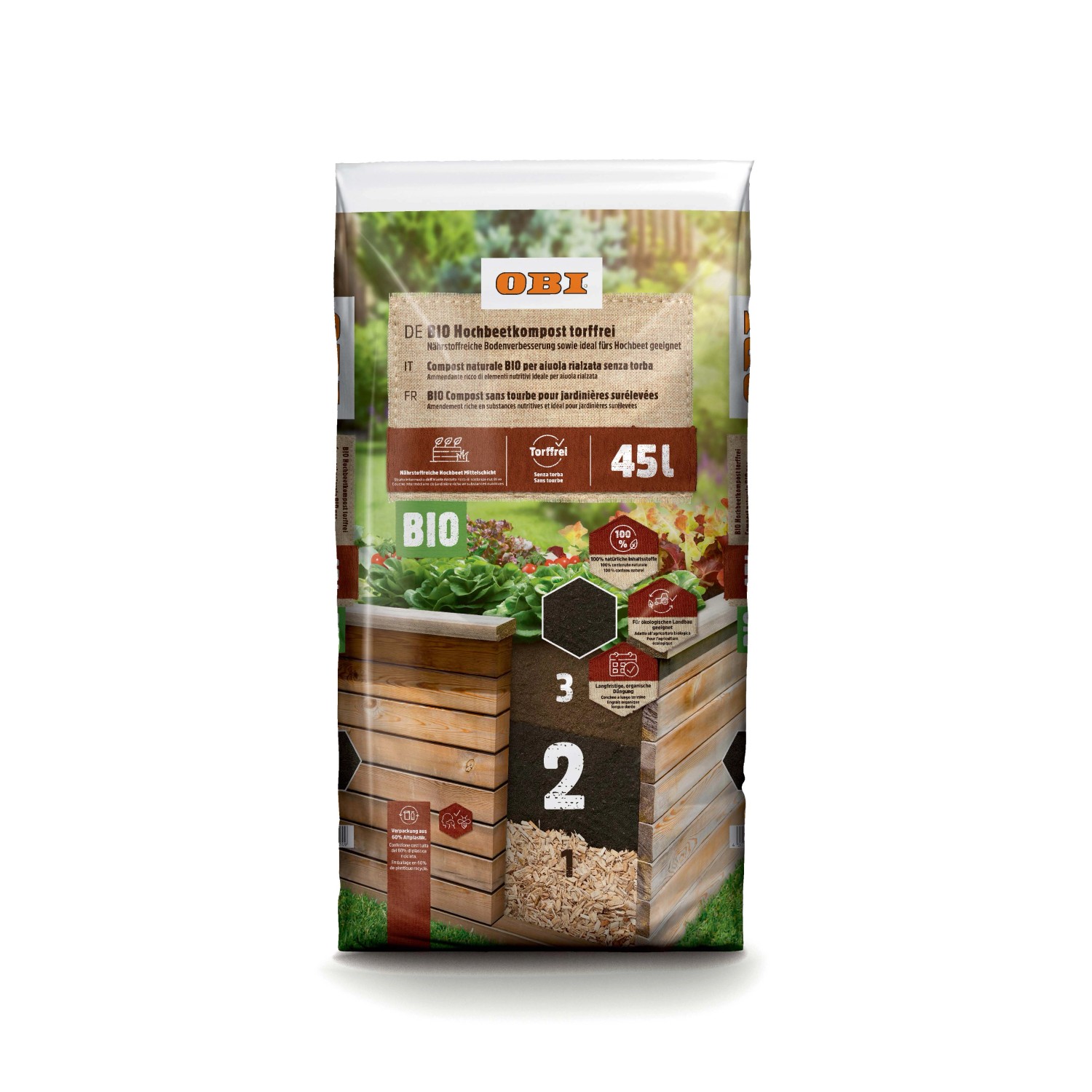 Compost Naturale Bio 45 l acquista da OBI