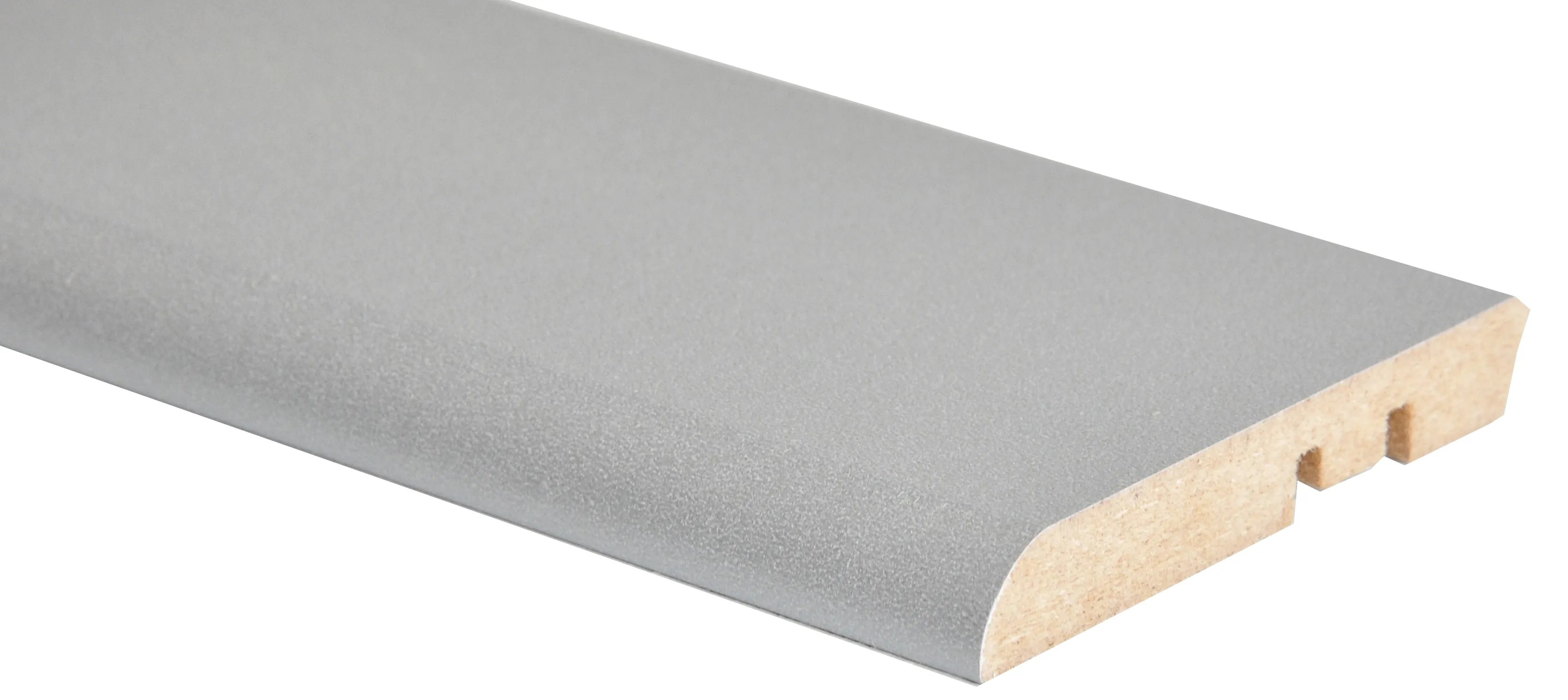 Battiscopa in MDF rivestito alluminio H 6,5 cm acquista da OBI