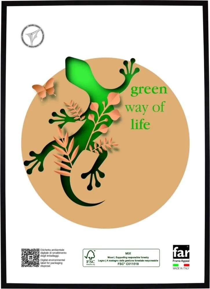 Cornice da muro Sylvestre nero 50x70 cm acquista da OBI