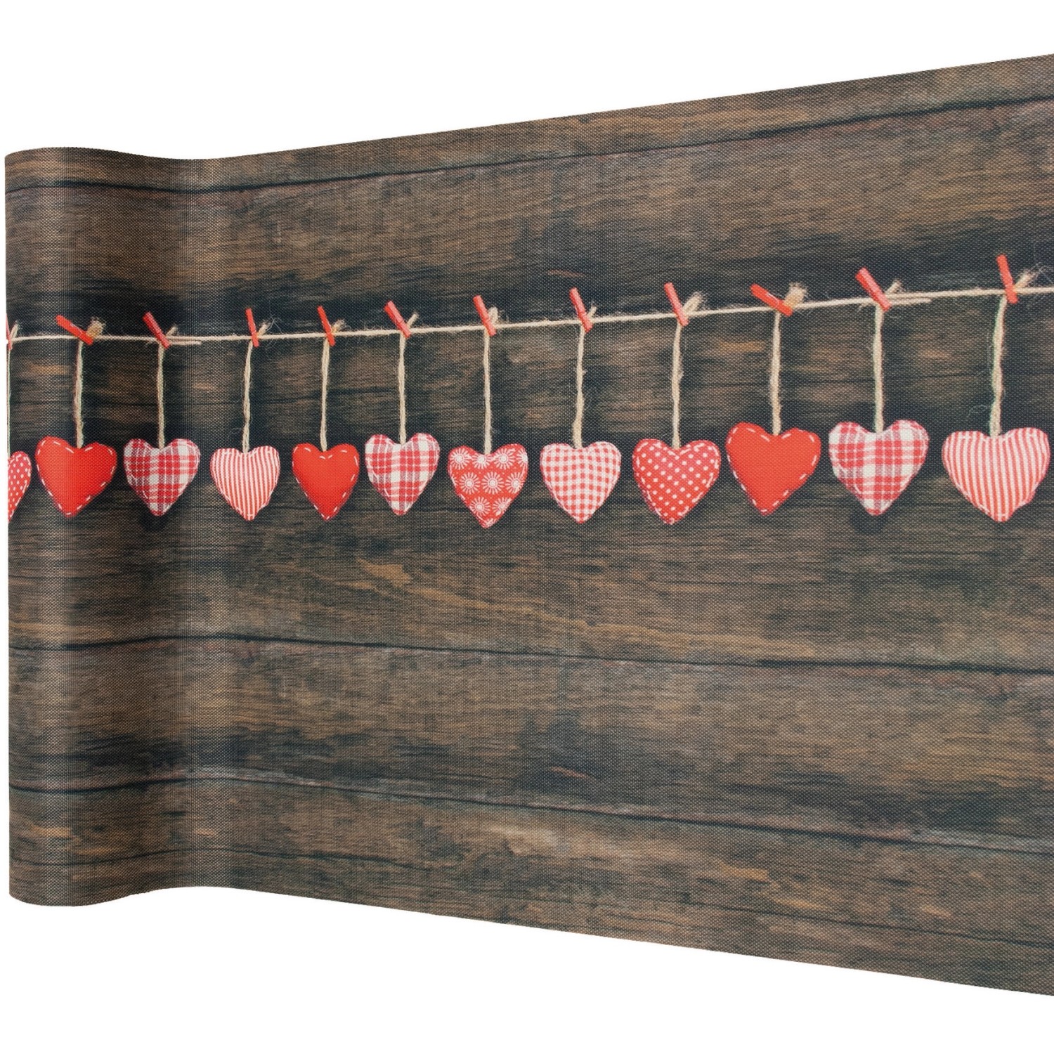 Tappeto Digit multiuso a taglio fantasia cuori al taglio | OBI