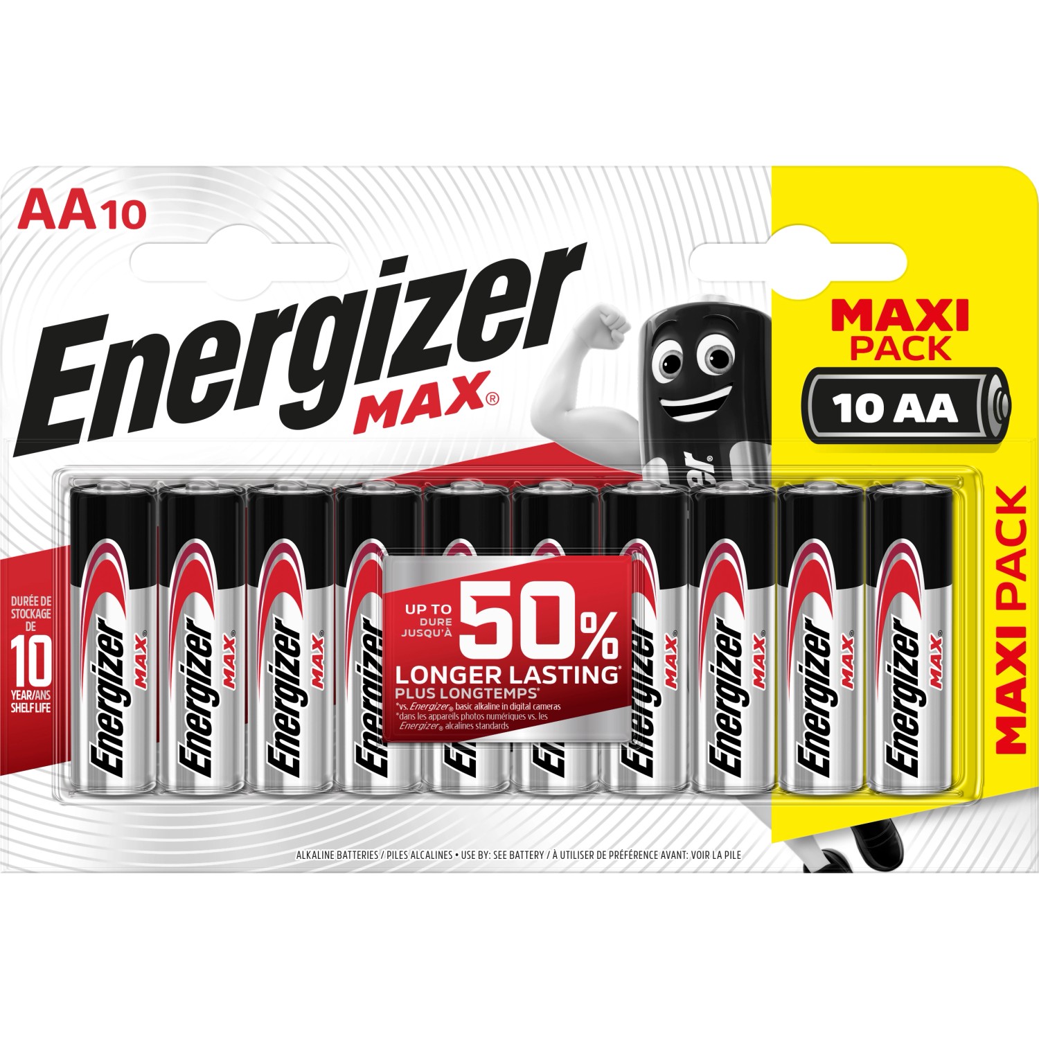 Pila alcalina Energizer multiplack MAX ALK AA 10 pz acquista da OBI