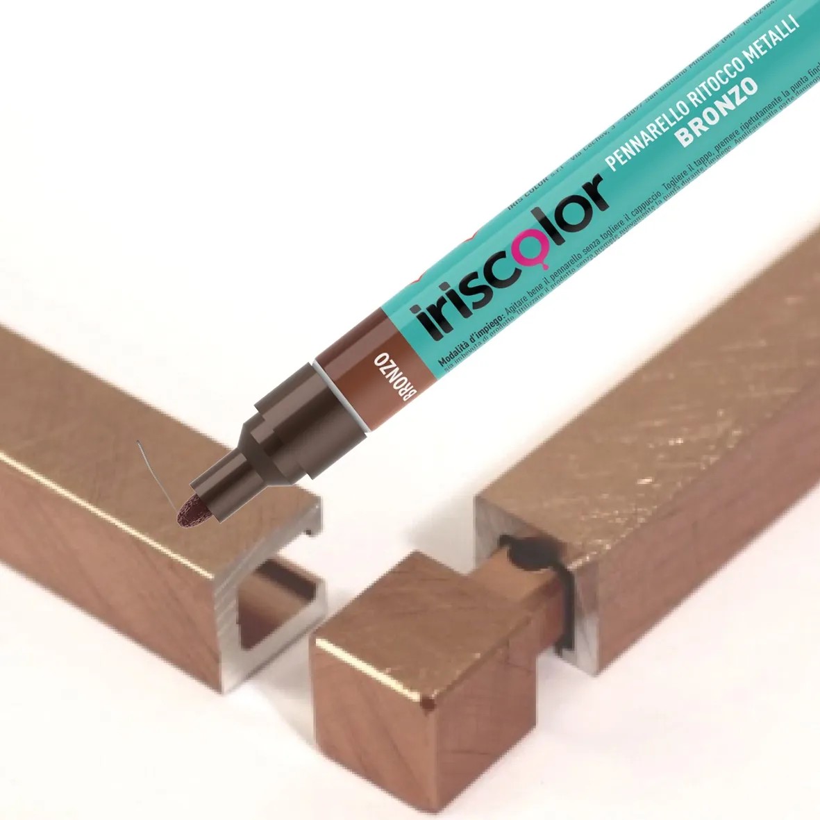 Pennarello ritocco metalli Iris Color oro satinato acquista da OBI