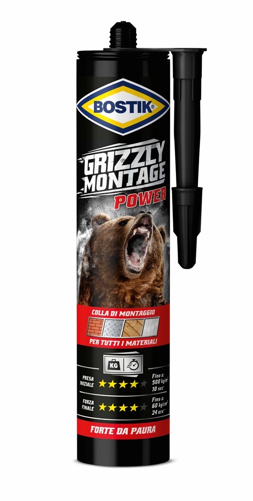 Colla di montaggio Bostik Grizzly Montage Power cartuccia 370 g acquista da OBI