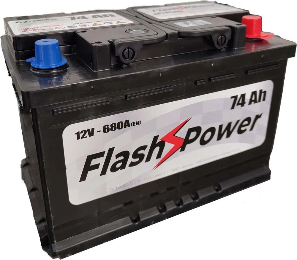 Batteria auto Flash Power 74 Ah 12 V dx acquista da OBI