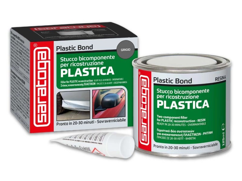 Stucco bicomponente Saratoga Plastic Bond ricostruzione plastica 125 ml ...