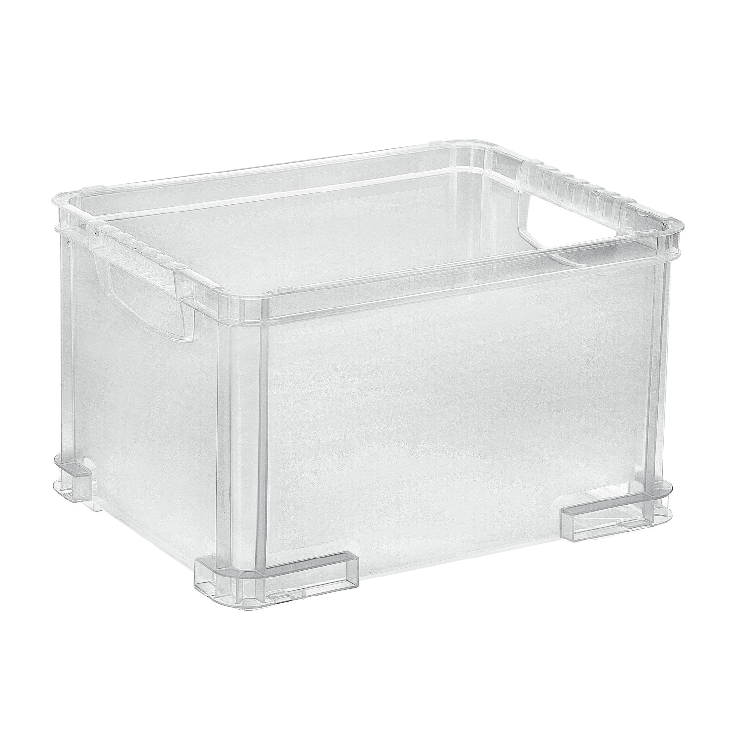 Contenitore plastica Tontarelli Aurora box 35x27x21 cm trasparente | OBI