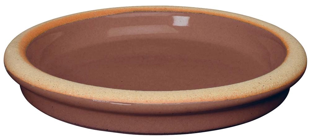 Sottovaso in terracotta smaltata Shadow Deroma Ø 31 cm | OBI