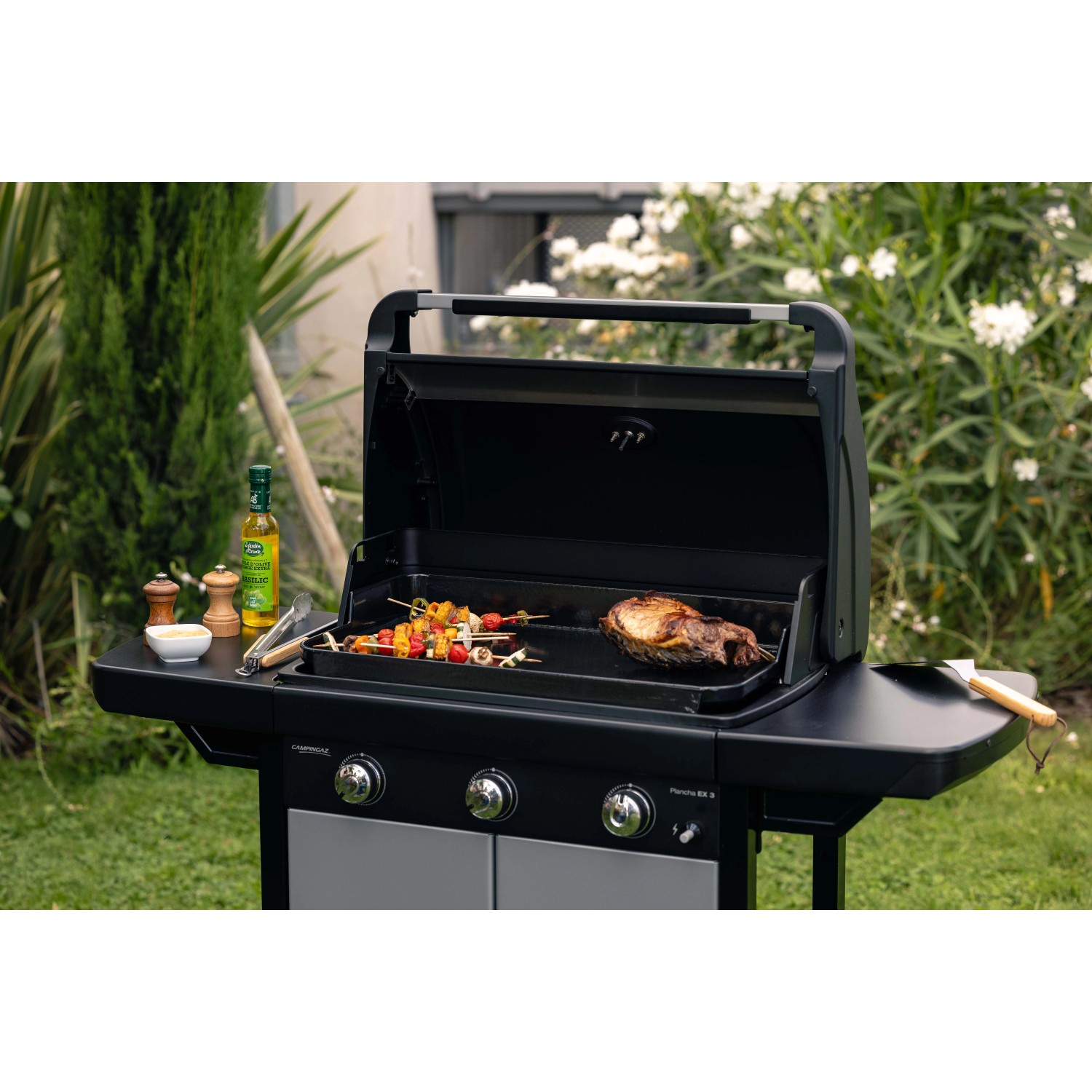 Barbecue a gas EX3 3 bruciatori nero acquista da OBI