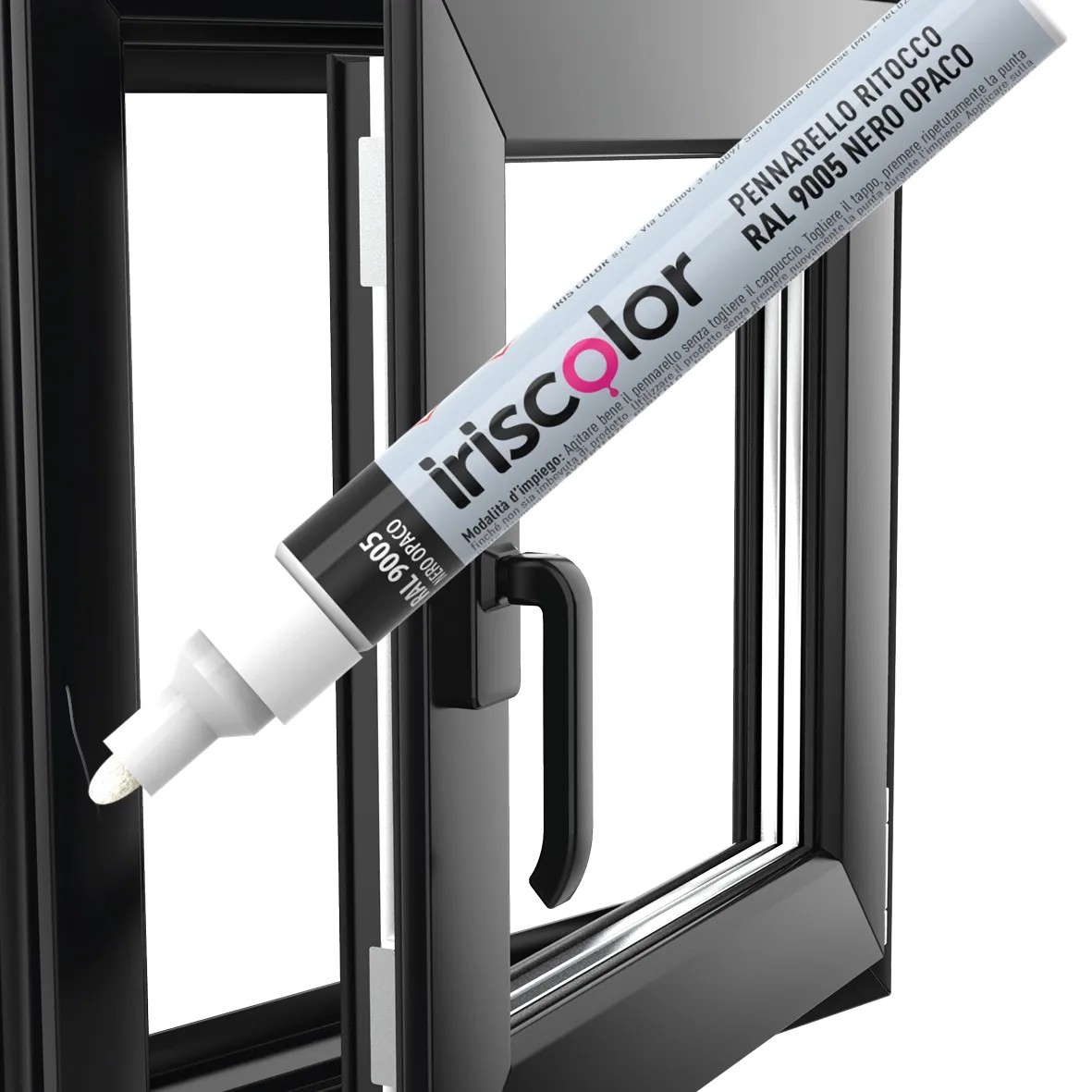 Pennarello vernice Iris Color Ral 9005 nero opaco acquista da OBI