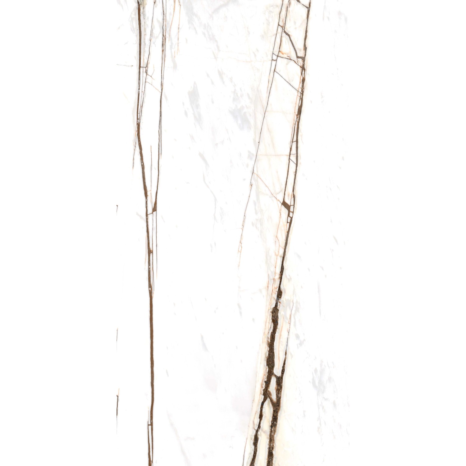 Piastrella in gres porcellanato Marble bianco lappato 59,6x119,2 cm 1 ...