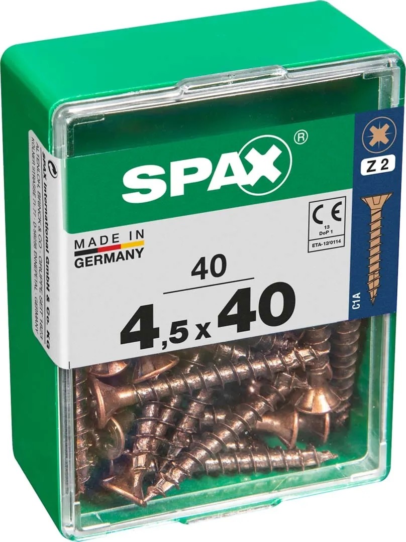 Vite SPAX TSP POZI bronzata 4,5x40 M 40 pz acquista da OBI