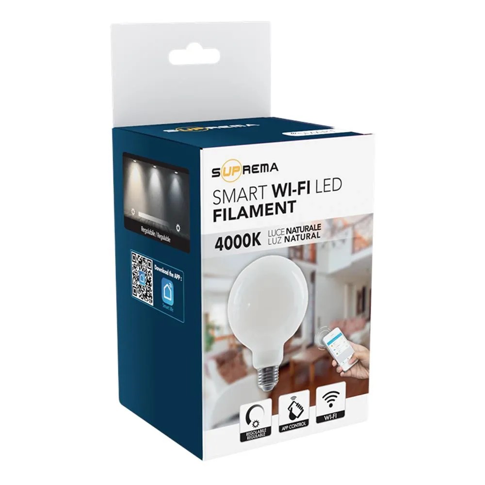 Lampadina led Smart Wi-Fi Mini Globo E27 9W 4000K 960lm | OBI
