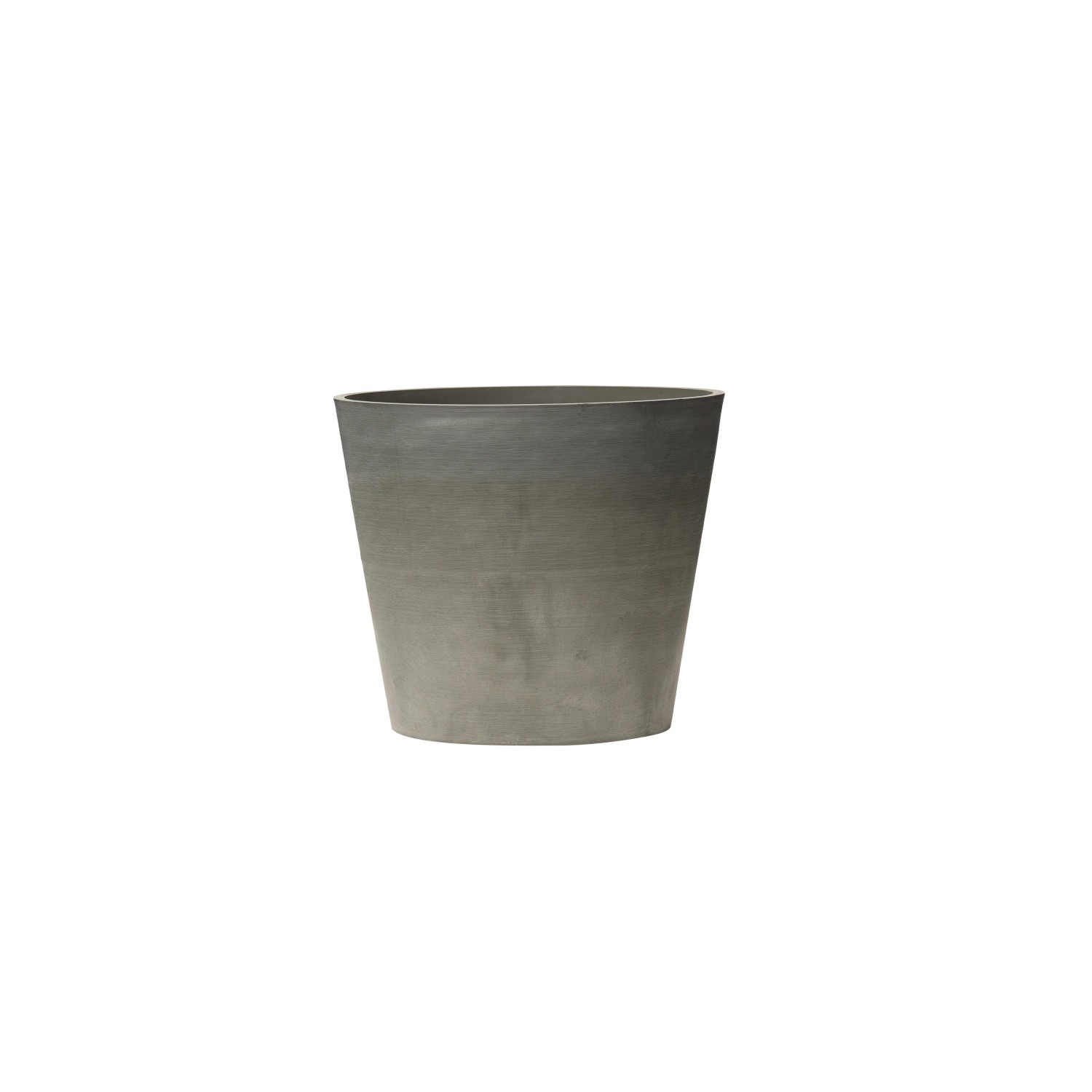 Vaso per piante in plastica ø 50 x h 47 cm senza buchi grigio acquista ...