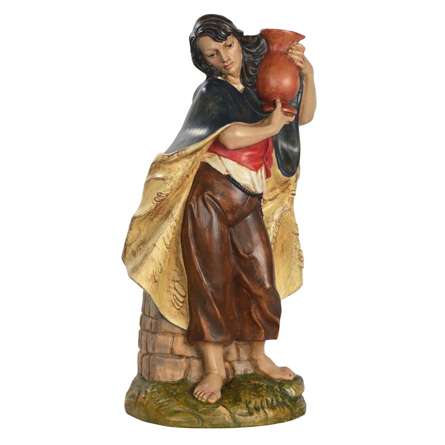 Pastore con anfora per presepe in pvc 53 cm | OBI