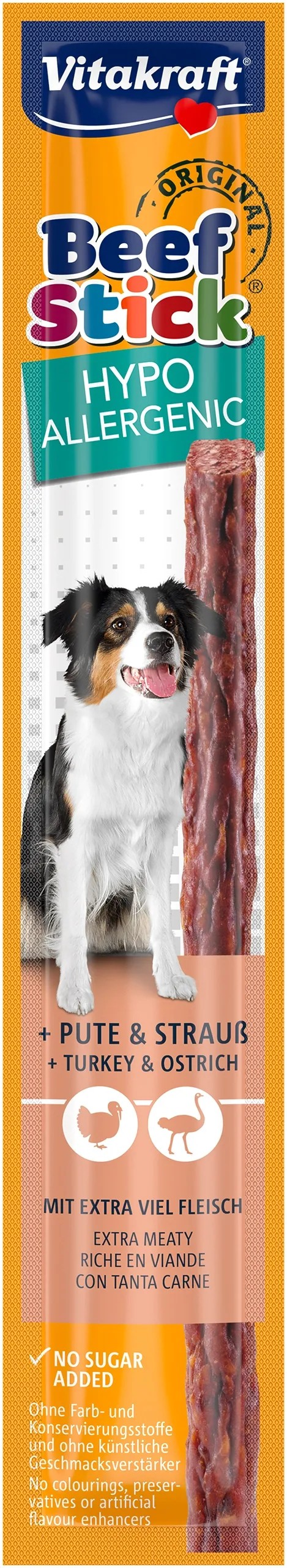 Stick cani Vitakraft tacchino e struzzo Hypoallergen 12 g | OBI