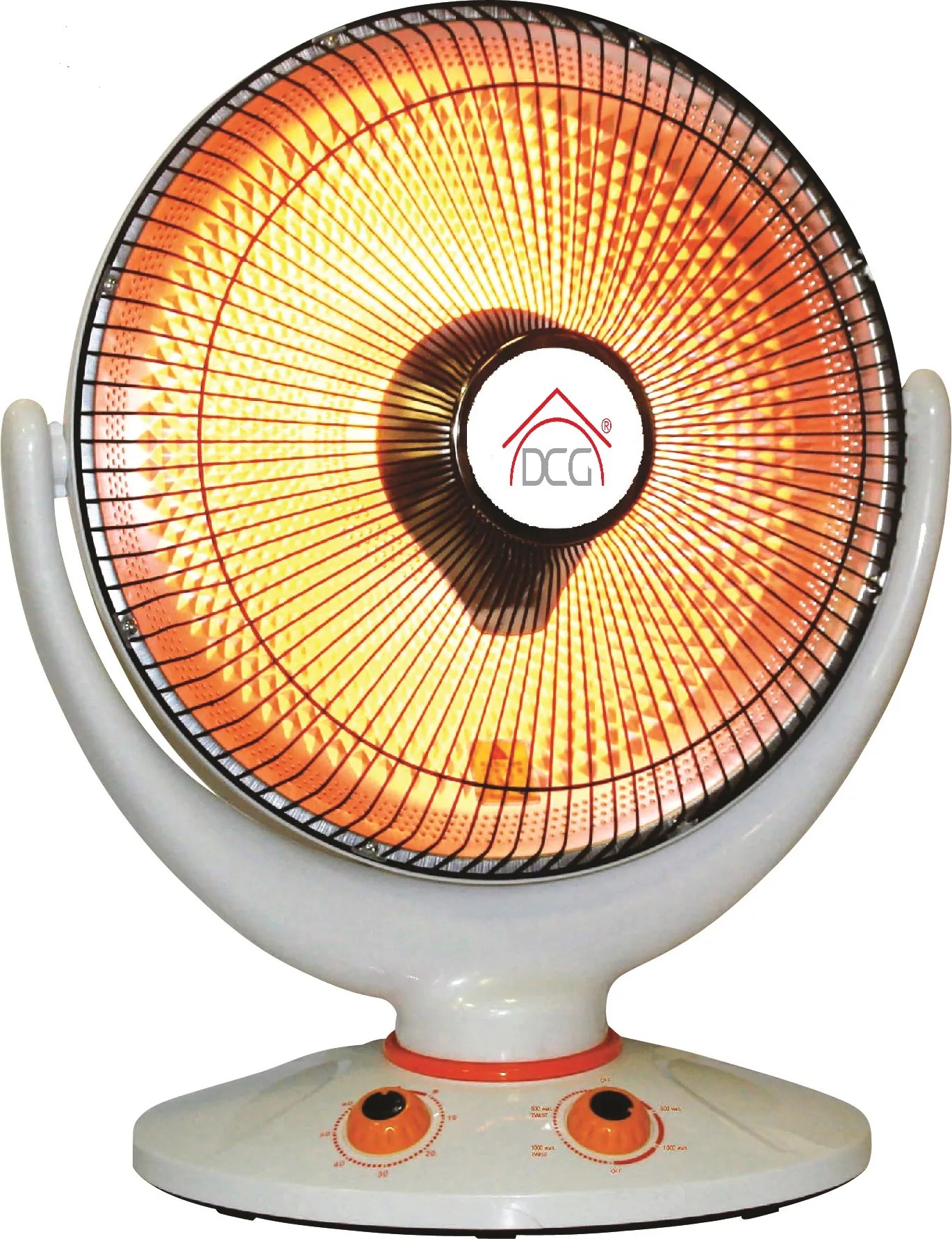 Stufa oscillante al carbonio DCG 450-900W bianco acquista da OBI