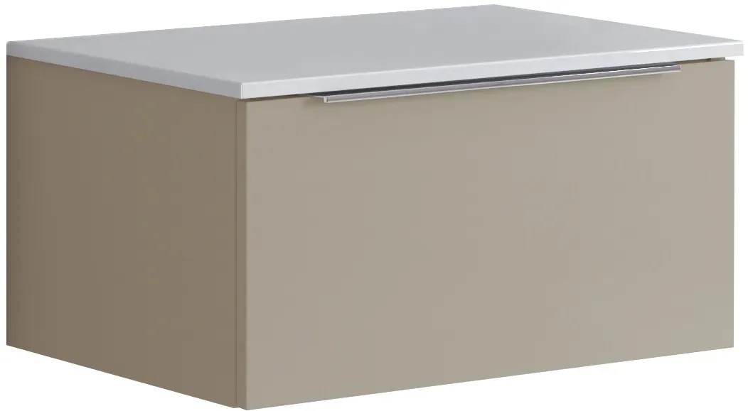 Mobile bagno cassettiera Bali con 1 cassetto 60x30x45,5 cm laccato ...