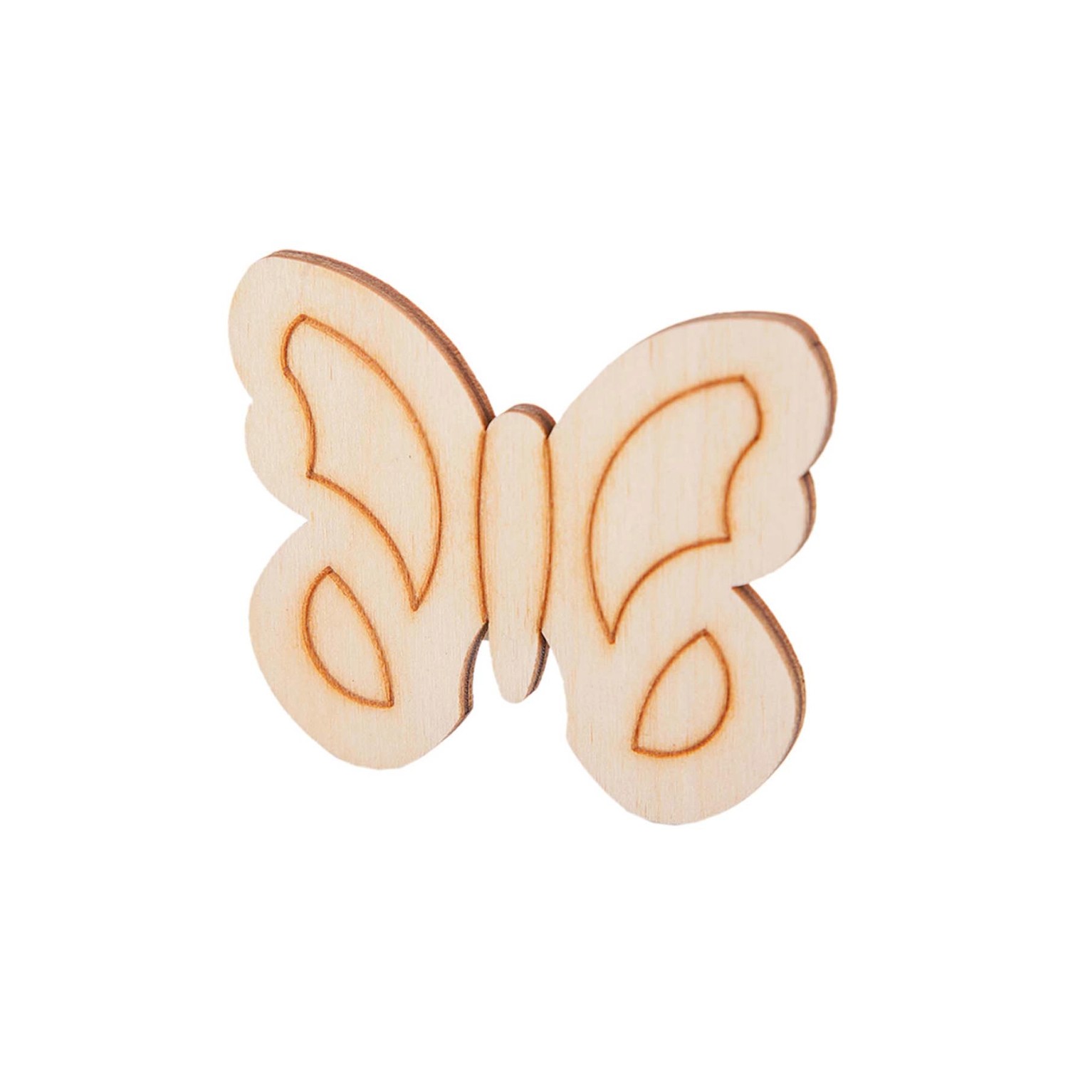 Sagoma in legno farfalla 7x6x0,4 cm | OBI