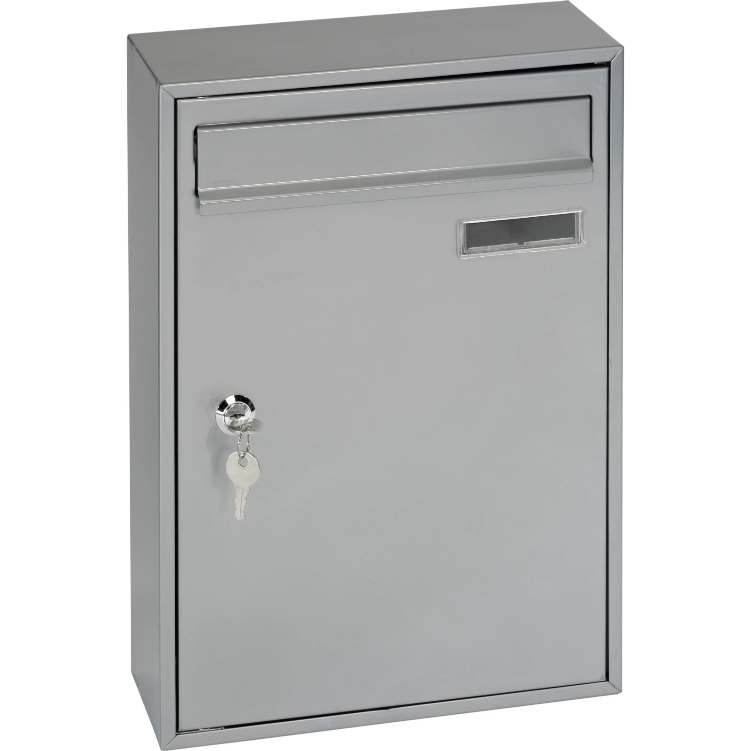 Cassetta postale in acciaio 38x27x10 cm argento | OBI