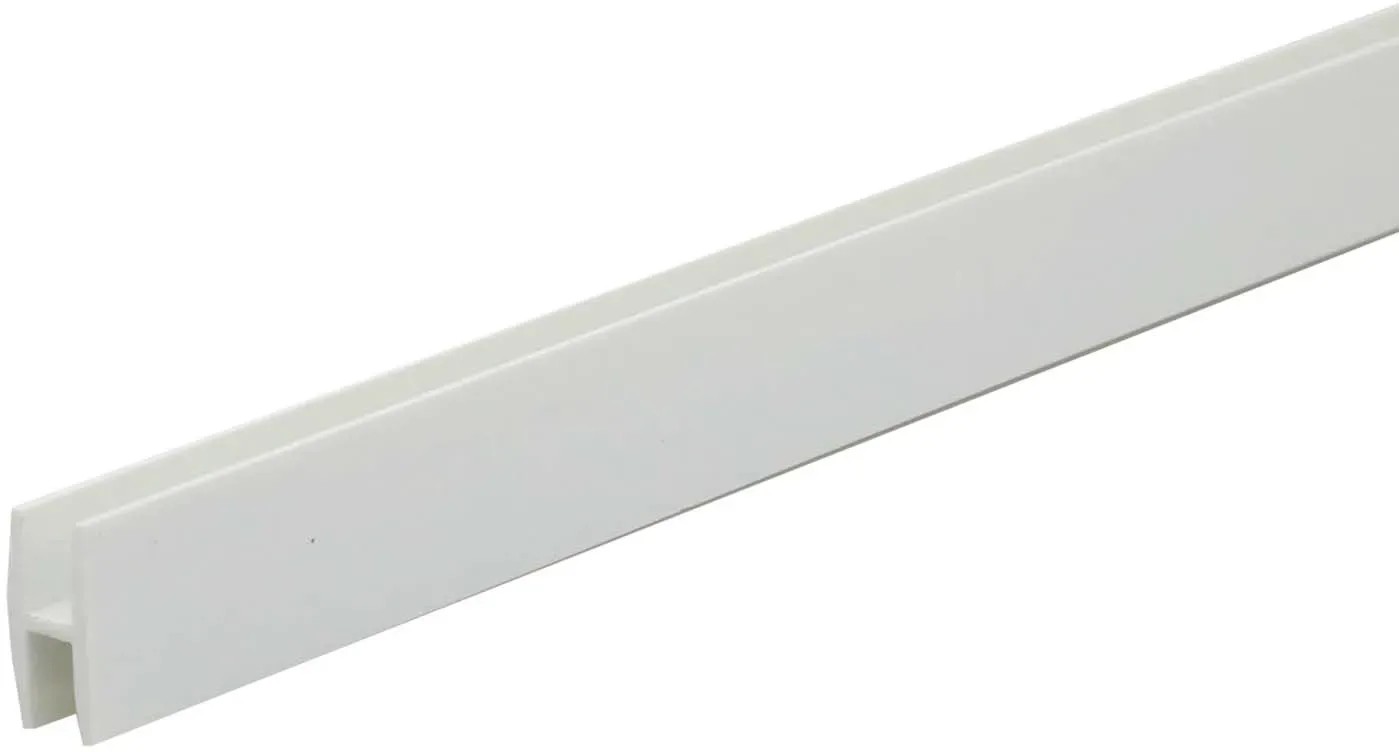 Profilo a H 1 m 25x10 mm in pvc bianco acquista da OBI