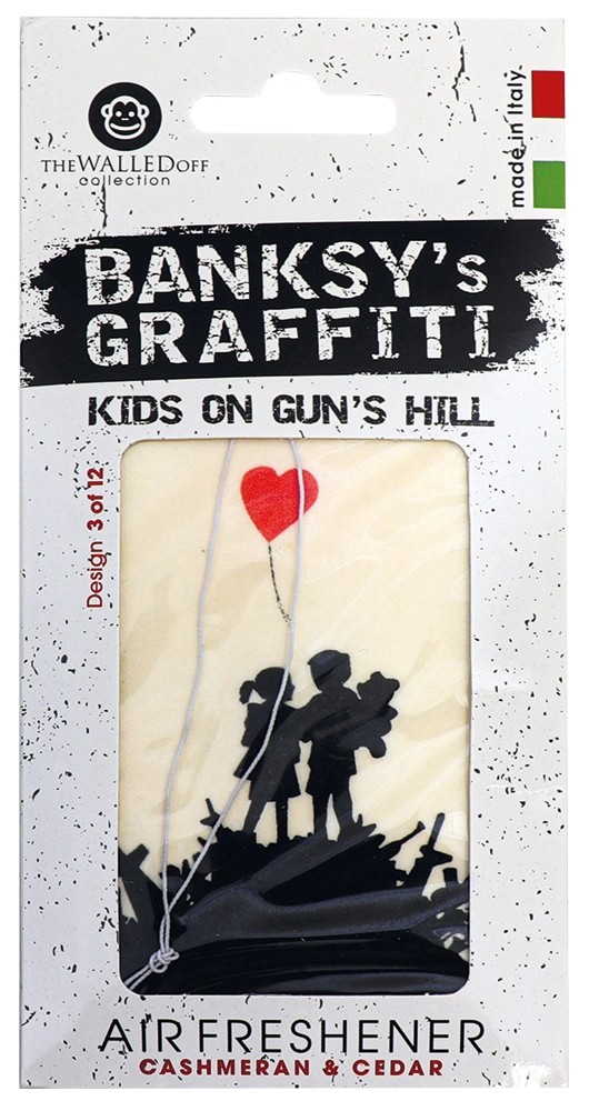 Profumatore auto Banksy "Kids On Gun Hill" | OBI