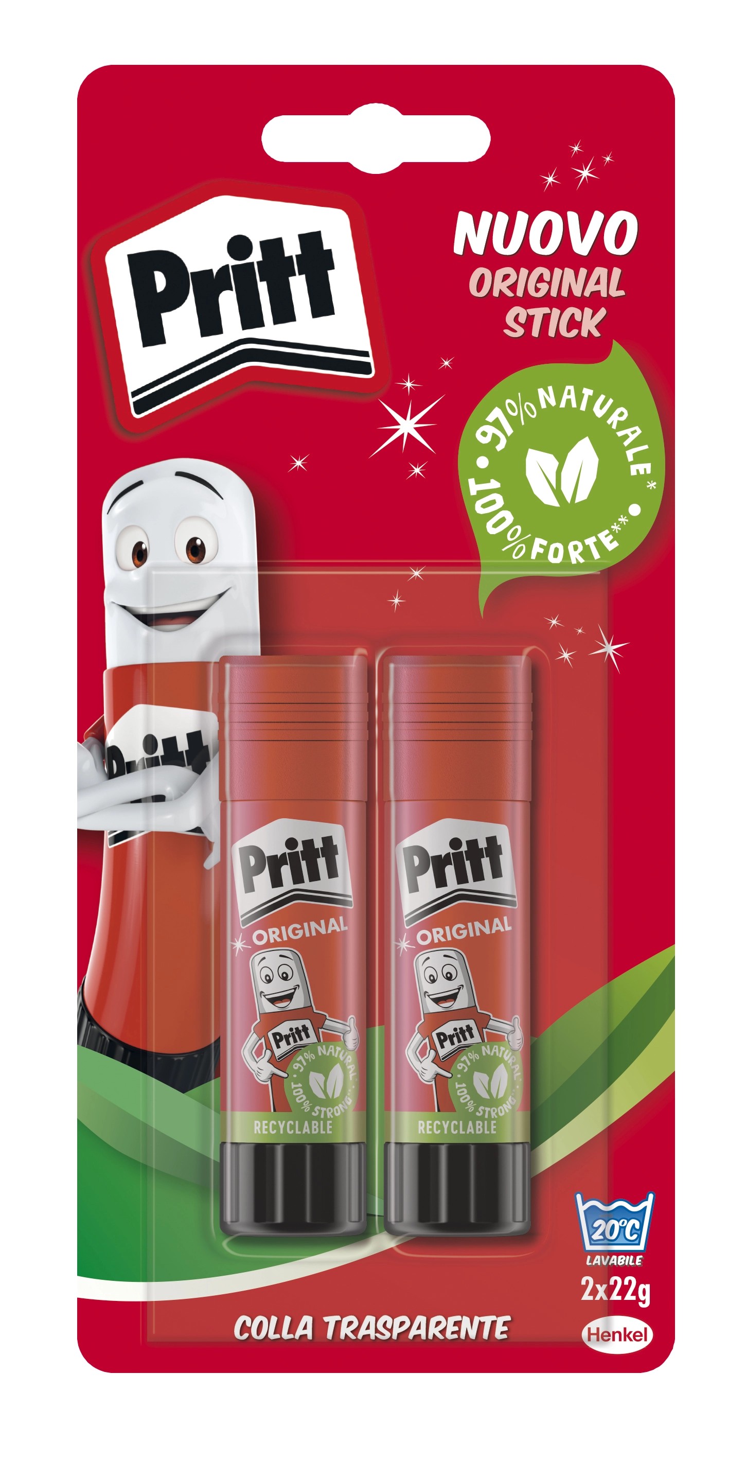 PRITT colla Stick 22g - bl 2pz acquista da OBI