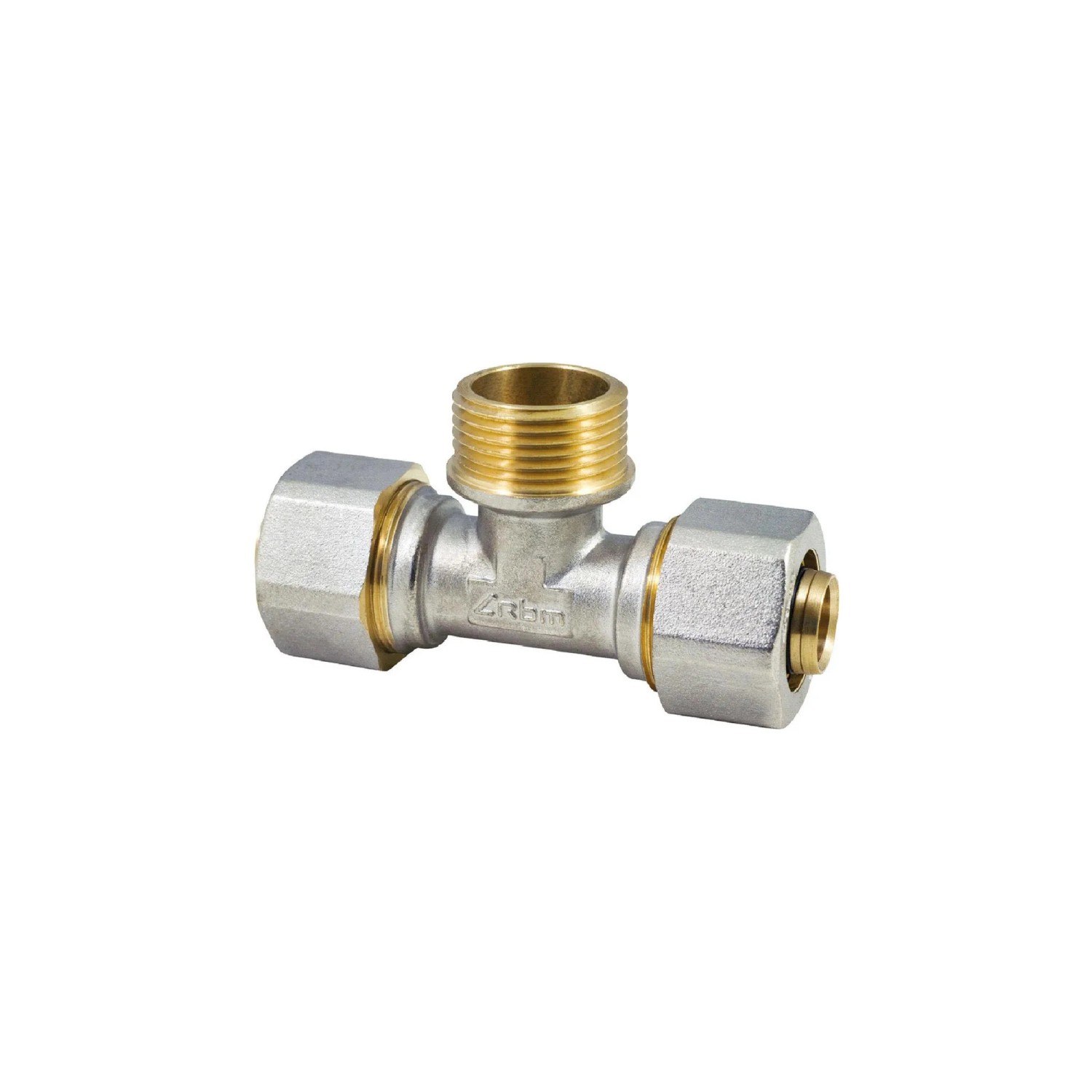 Raccordo tee maschio per multistrato a stringere 1/2" x 16mm acquista da OBI