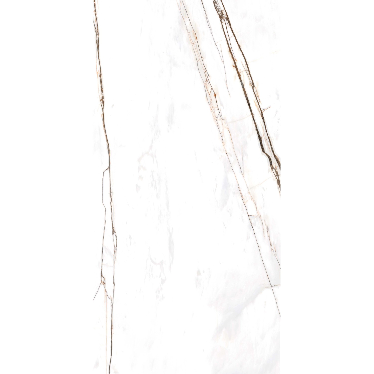 Piastrella in gres porcellanato Marble bianco lappato 59,6x119,2 cm 1 ...