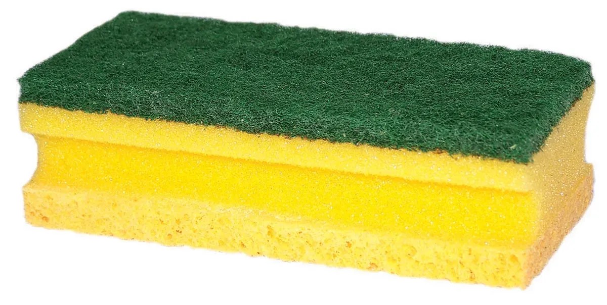 Spugna abrasiva maxi per cucina con impugnatura salvaunghie | OBI